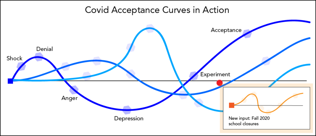 My Covid Acceptance Curve: Supporting Staff in 2020 Means Custom Solutions